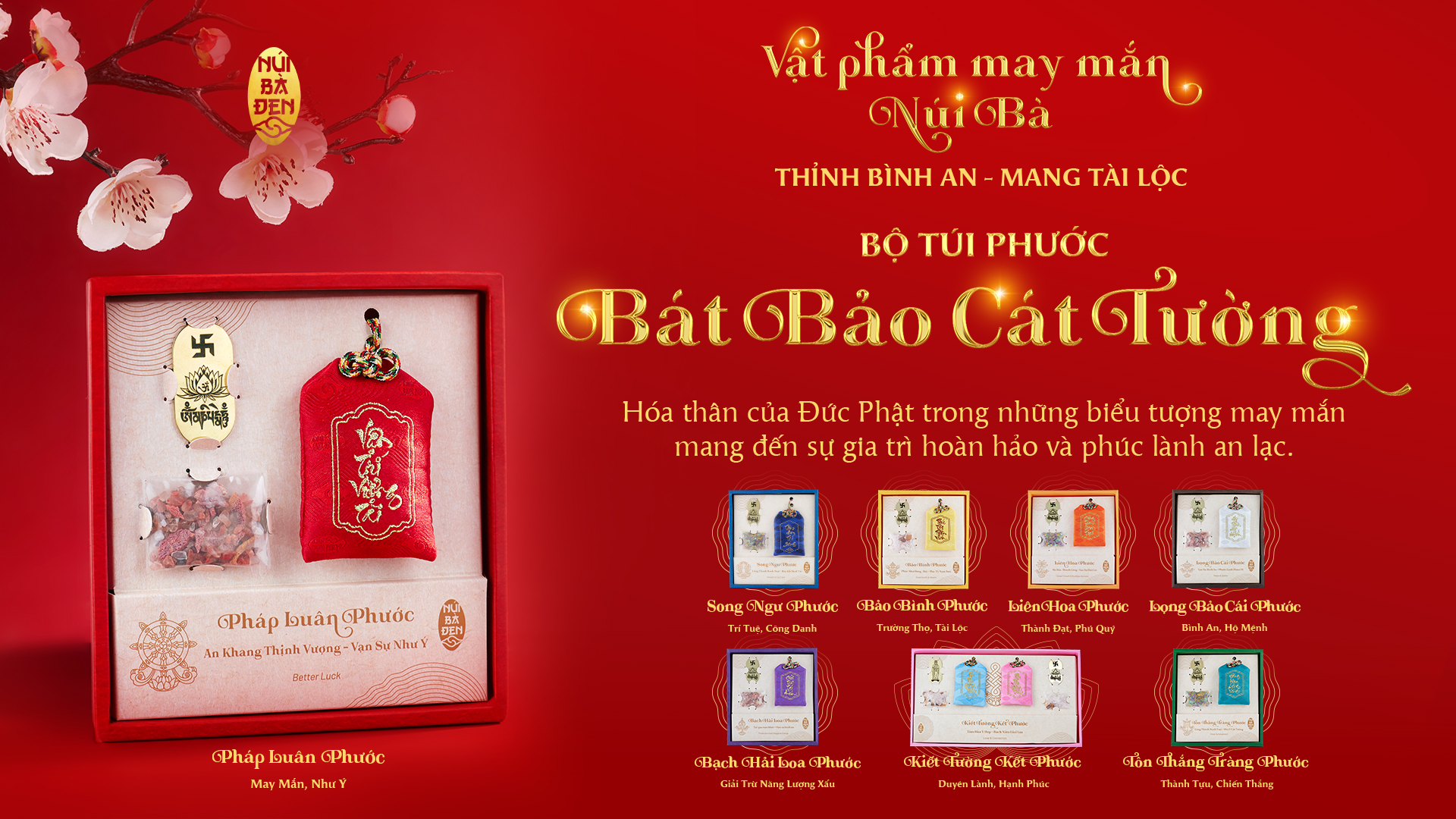 THỈNH BÌNH AN – MANG TÀI LỘC ĐẦU NĂM MỚI VỚI VẬT PHẨM MAY MẮN NÚI BÀ ...