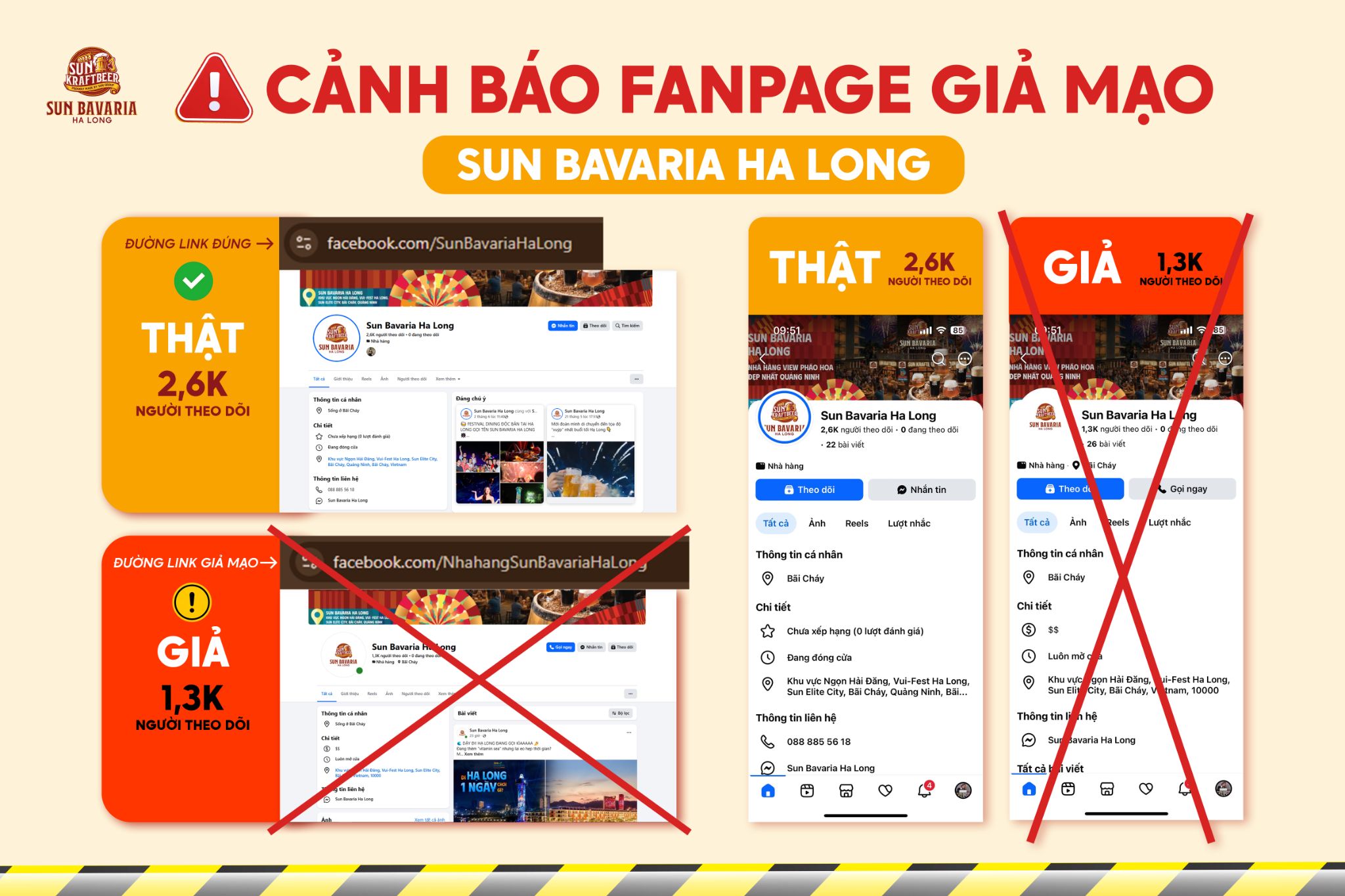 Cảnh báo fanpage giả mạo Sun Bavaria Ha Long: Hướng dẫn nhận diện và ...