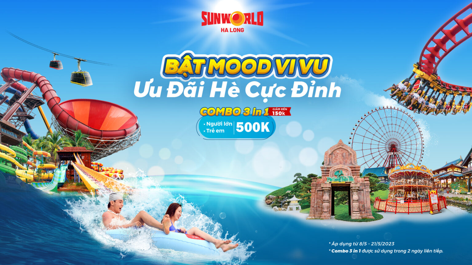 KHÁM PHÁ HÈ TUYỆT ĐỈNH CÙNG ƯU ĐÃI COMBO SIÊU HẤP DẪN – Sun World Ha Long
