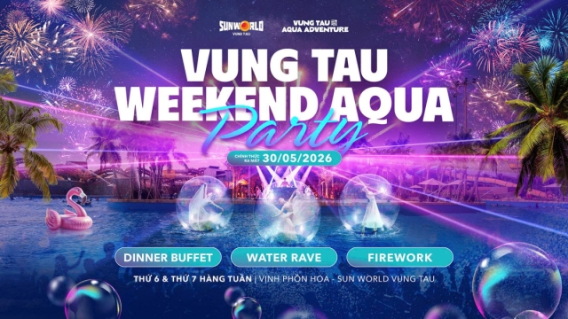 Công viên nước Sun World Vung Tau sẽ bắn pháo hoa vào mỗi cuối tuần từ ...
